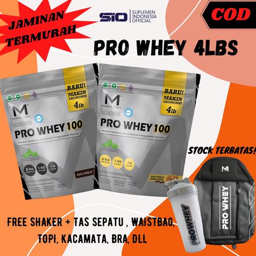 Jual MUSCLE FIRST PRO WHEY 100 4LBS 4LB 1.8KG WHEY PROTEIN 52SERVING ...