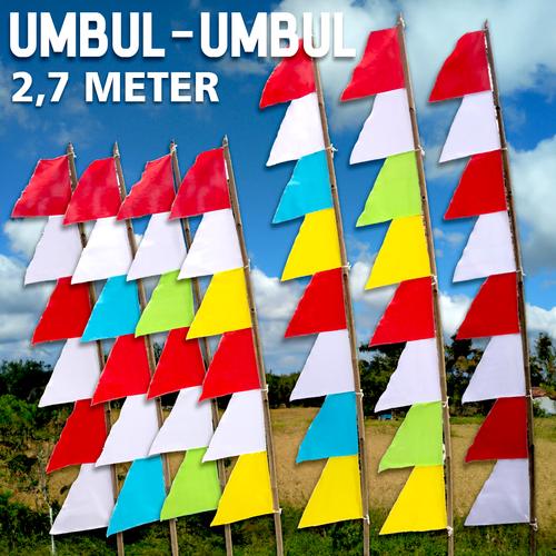 Jual Spesial Kemerdekaan Umbul Umbul Murah Besar 2,7 Meter umbul umbul ...