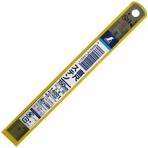 Jual Shinwa Penggaris Lurus 14001 straight scale stainless steel 150mm JIS - Jakarta Barat ...