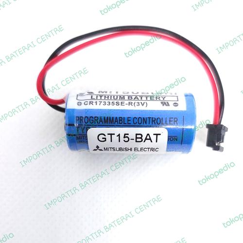 Jual Baterai Battery Lithium PLC CNC Mitsubishi GT15-BAT CR17335SE-R 3V ...