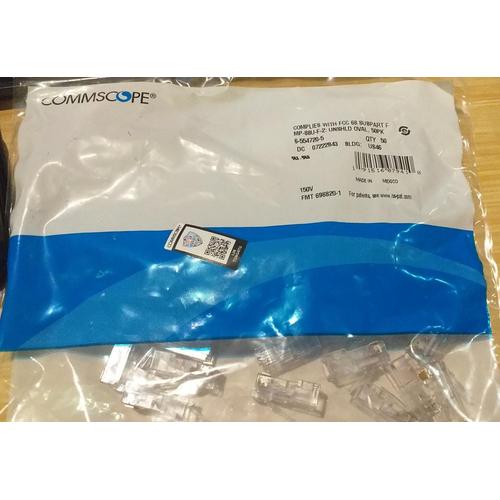 Jual AMP Commscope Connector RJ45 Cat5 RJ-45 Cat.5e Original - Kota ...