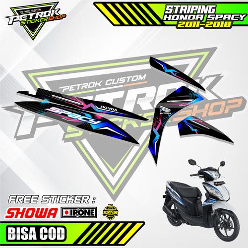 Jual STRIPING MOTOR HONDA SPACY 2011-2018 / STICKER LIST HONDA SPACY ...