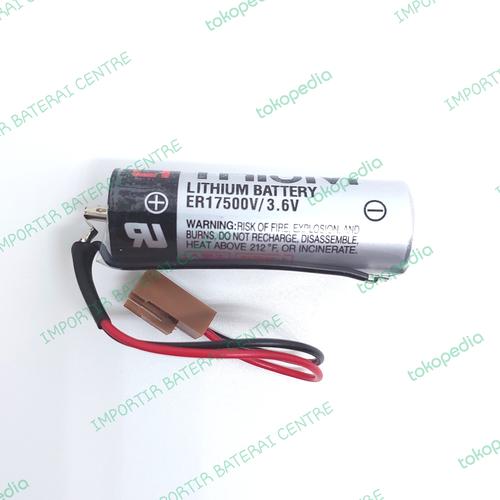 Jual Baterai Battery Lithium PLC Toshiba ER17500V 3,6V 2700mAh ER 17500 ...