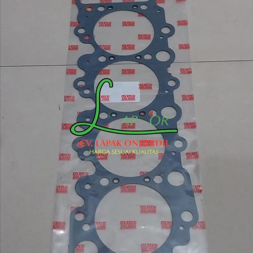 Jual Gasket cylinder head paking kop packing deksel 4hg1 isuzu nkr71 nmr71 - Plate/Besi ...