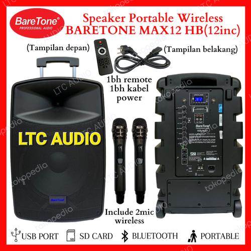Jual PORTABLE WIRELESS BARETONE MAX 12HB / BARETONE MAX12HB / MAX 12 HB ...