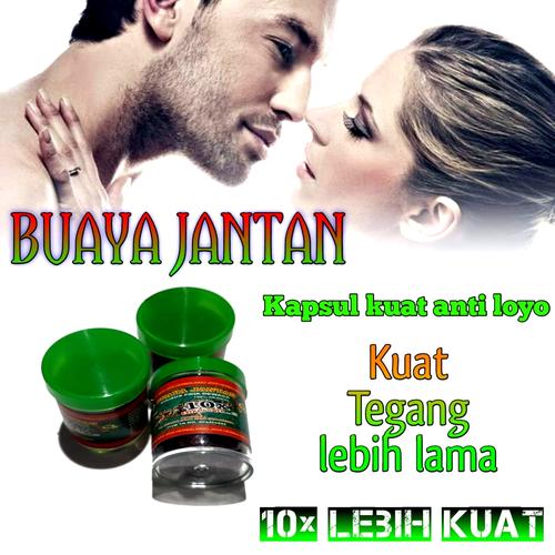 Jual kapsul kuat pria tahan lama buaya jantan botol original herbal - Kab. Jember - RJ Raja Jamu ...