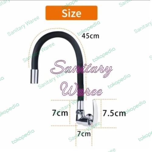 Jual Kran Angsa Flexibel Hitam - Tancap - Kota Tangerang - Sanitary ...