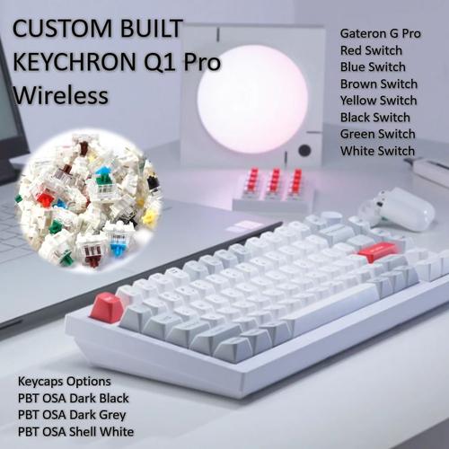 Jual Custom Built Keychron Q1 Pro QMK Wireless Mechanical Keyboard ...