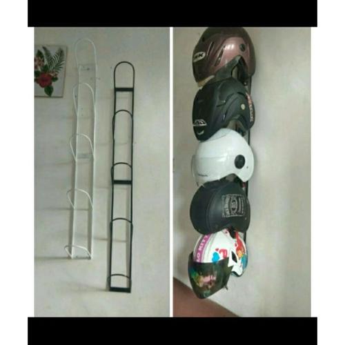Jual rak / tempat helm gantung - Putih, susun 5 - Kab. Klaten - freedom ...