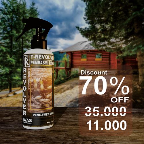 Jual obat rayap T REVOLVER pembasmi rayap ampuh dan efektif 250 ml ...
