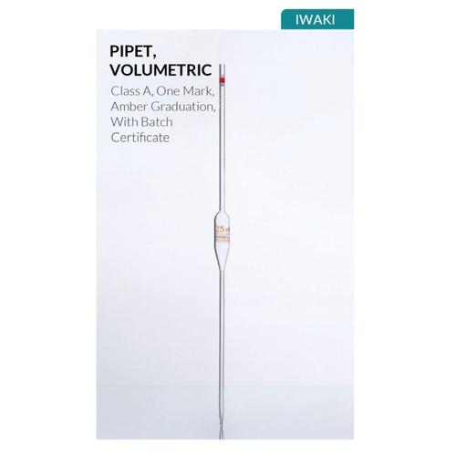 Jual PIPET VOLUMETRIC 2.5mL Class A One Mark. Amber certificate IWAKI - Kab. Bekasi ...