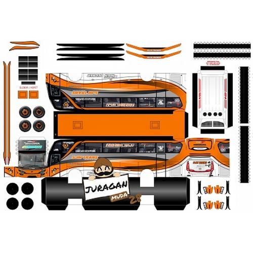 Jual DIY Miniatur Bus STJ Conan Papercraft - Tanpa Alas - Kab. Klaten ...