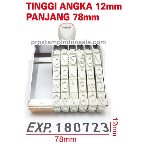 Jual Stempel Angka Trodat Penanda Kode Produksi Ukuran Jumbo - 12mm ...