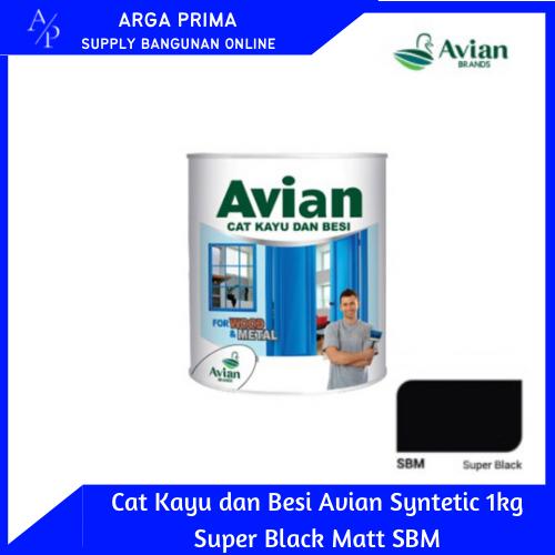 Jual Avian Syntetic Cat Kayu dan Besi 1kg - Super Black Matt SBM - Kab ...