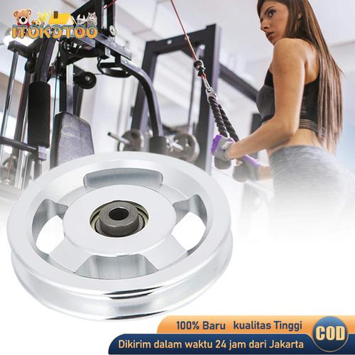 Jual 88mm Roda Katrol Gym Pulley Gym Roda Tali Sling Untuk Peralatan Gym - Kota Tangerang ...