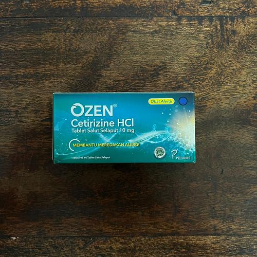 Jual Ozen Cetirizine 10mg Obat Alergi Gatal Box Isi 10 tablet - Jakarta ...