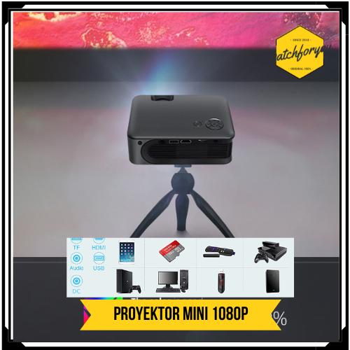 Promo Proyektor Mini Portable LED Full HD 1080P Projector Home Theater ...