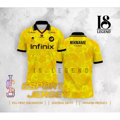 Jual Jersey Onic Esport Home Away Terbaru 2023 Premium Free Nickname ML ...