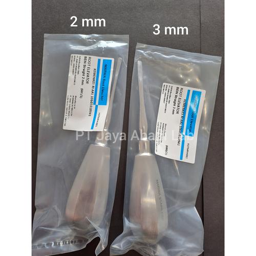 Promo Dental bein root elevator straight lurus 2mm 3mm marwa cabut gigi ...