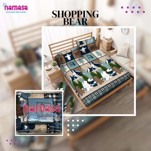 Promo Namasa Bedcover set + Sprei 160x200 queen size sprei sudut karet ...