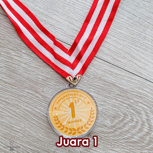 Jual MEDALI JUARA LOMBA - juara satu dua tiga harapan custom medali ...