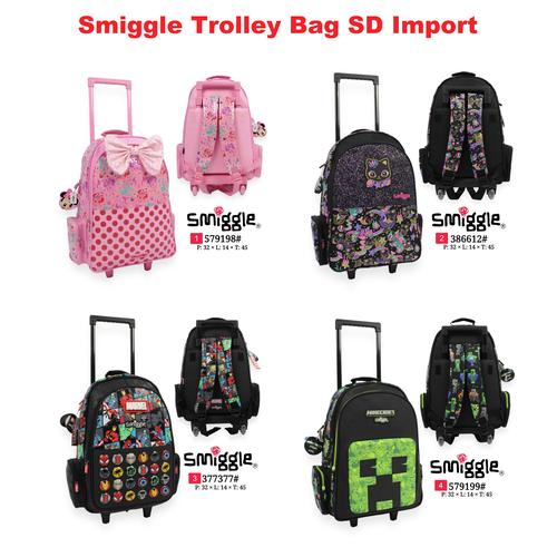 Promo Smiggle Backpack Trolley SD Unicorn Tas Troli Dorong mini ...