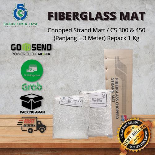Promo FIBERGLASS / FIBER MAT / SERAT FIBER 1 KG - MATT 300 - Kota ...