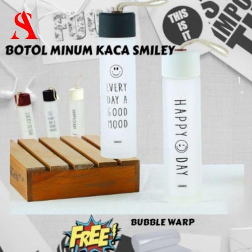 Jual Botol Minuman Botol Minuman Berbahan Kaca Free Bubble Wrap - Putih ...