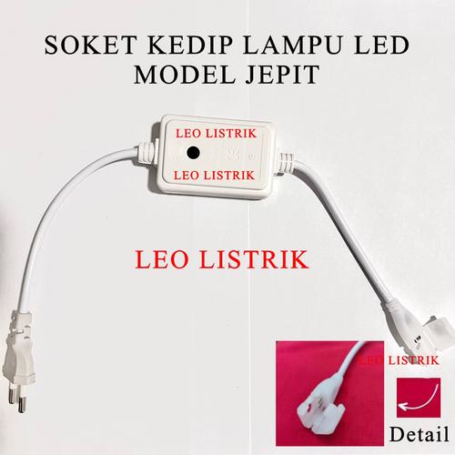 Jual KABEL COLOKAN LAMPU STRIP RGB LED SMD 5050 SOKET KEDIP KEDIP ...