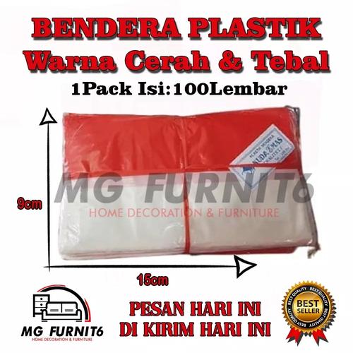 Promo Bendera merah putih plastik cerah dan tebal | Bendera Indonesia ...