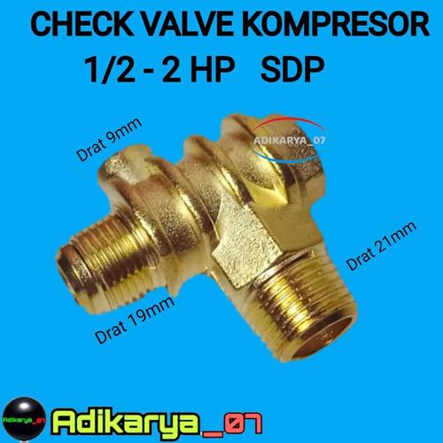Jual Check valve kompresor angin check valve otomatis kompresor 1/2 - 2 ...