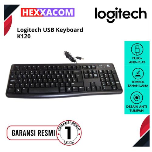 Jual Keyboard Logitech K120 USB RESMI - Kab. Kediri - hexxacom | Tokopedia