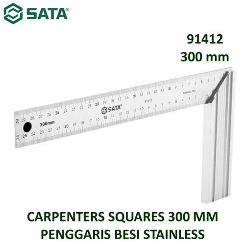 Promo SATA PENGGARIS BESI CARPENTERS SQUARES 300 MM SATA TOOLS 91412 - Jakarta Utara - SATA OS ...