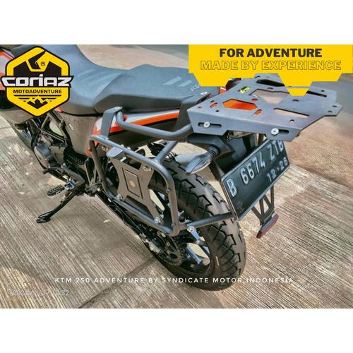 Jual Side Rack dan Top Rack / Bracket Samping KTM 250 dan 390 Adventure ...