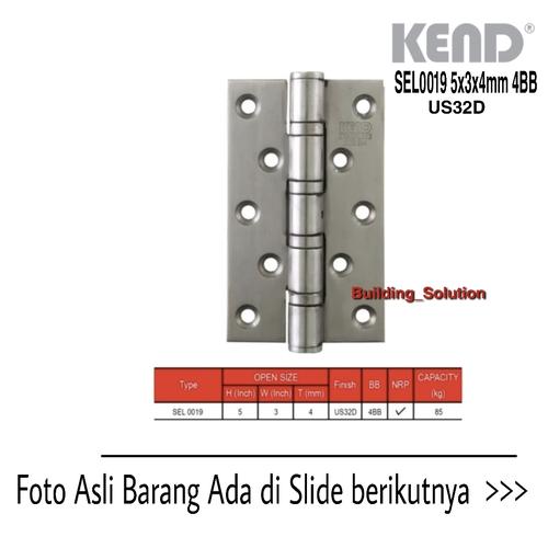 Jual KEND ORIGINAL HINGE SEL0019 US32D (4BB NRP) 5" Engsel pintu - Kab ...