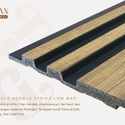 Jual Wall Panel BALIAN - F03 Gold Pine Low Bar / Panel Dinding - Kota ...