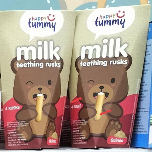 Jual Happy Tummy Milk Teething Rusk 56gr| Biskuit Snack Mpasi - Jakarta ...