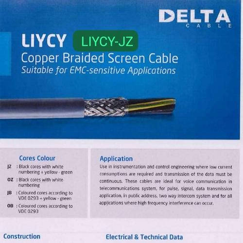 Jual KABEL Screen LIYCY-JZ 7X0.75mm2 300/500V Grey Colour Cable DELTA - Jakarta Barat - 3D-Bismi ...