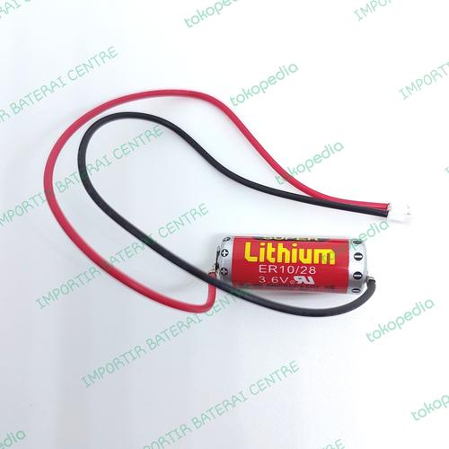 Jual Baterai Battery Lithium PLC Maxell ER10/28 3,6V ER 10/28 500mAh ...