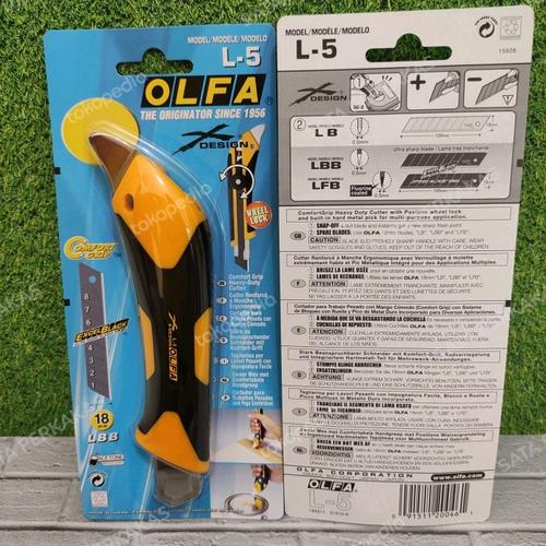 Jual Pisau Cutter 18mm Snap-Off Blade Cutter L-5 OLFA JAPAN - Jakarta Barat - SATA PERKAKAS ...