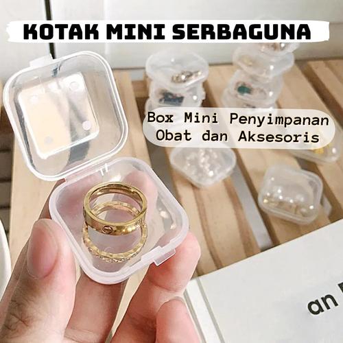 Jual AZ KOTAK MINI AKSESORIS PERHIASAN ORGANIZER MINI STORAGE BOX OBAT ...