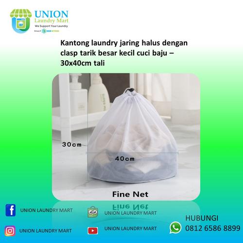 Jual Kantong laundry jaring halus dengan clasp tarik besar kecil cuci ...