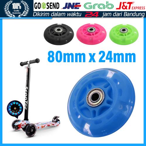 Jual Roda Scooter 4 Inch LED Roda Skuter Anak Sekuter Otoped Roda ...