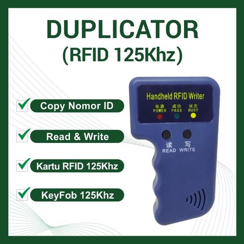 Jual Alat Writer Copier Kartu Duplicator RFID Card 125KHz Chip T5577 ...
