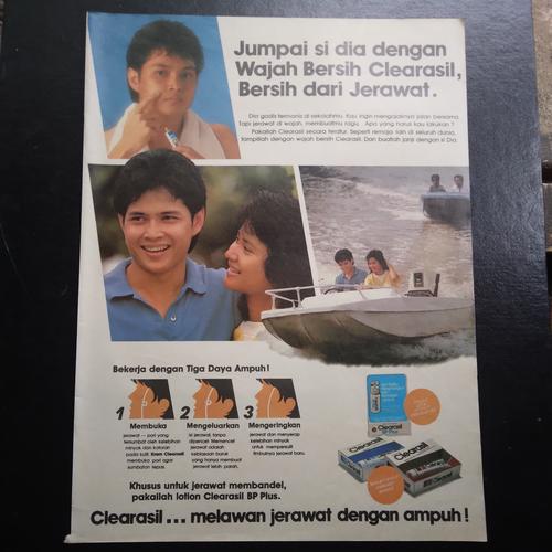 Jual iklan jadul Clearasil copotan majalah lawas original - Kab. Kebumen - idola Masa | Tokopedia