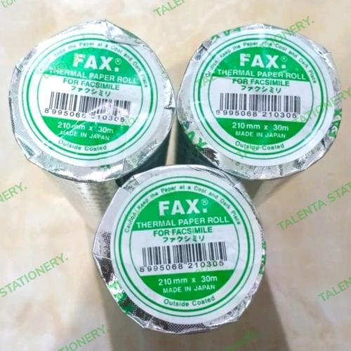 Jual Kertas Fax Merk FAX 210 mm x 30 meter original harga promo ter ...