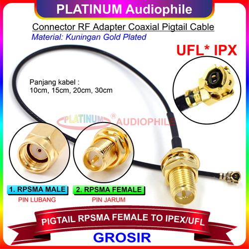 Jual Pigtail RP-SMA Female to UFL IPX IPEX Konektor Adapter RPSMA ...