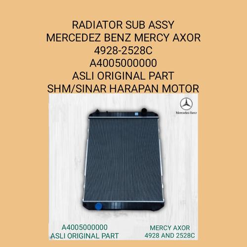 Jual RADIATOR MERCEDES BENZ MERCY AXOR 2528C 4928 A4005000000 RADIATOR ...