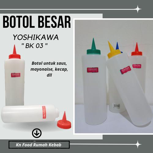 Jual Botol Kecap Mayonaise Besar- Botol Saus Size Big Ujung Lancip ...