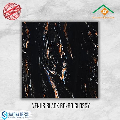 Jual Granite lantai 60x60 Venus black / Savona gress / Glazed Polished - Kab. Bogor - sumber ...
